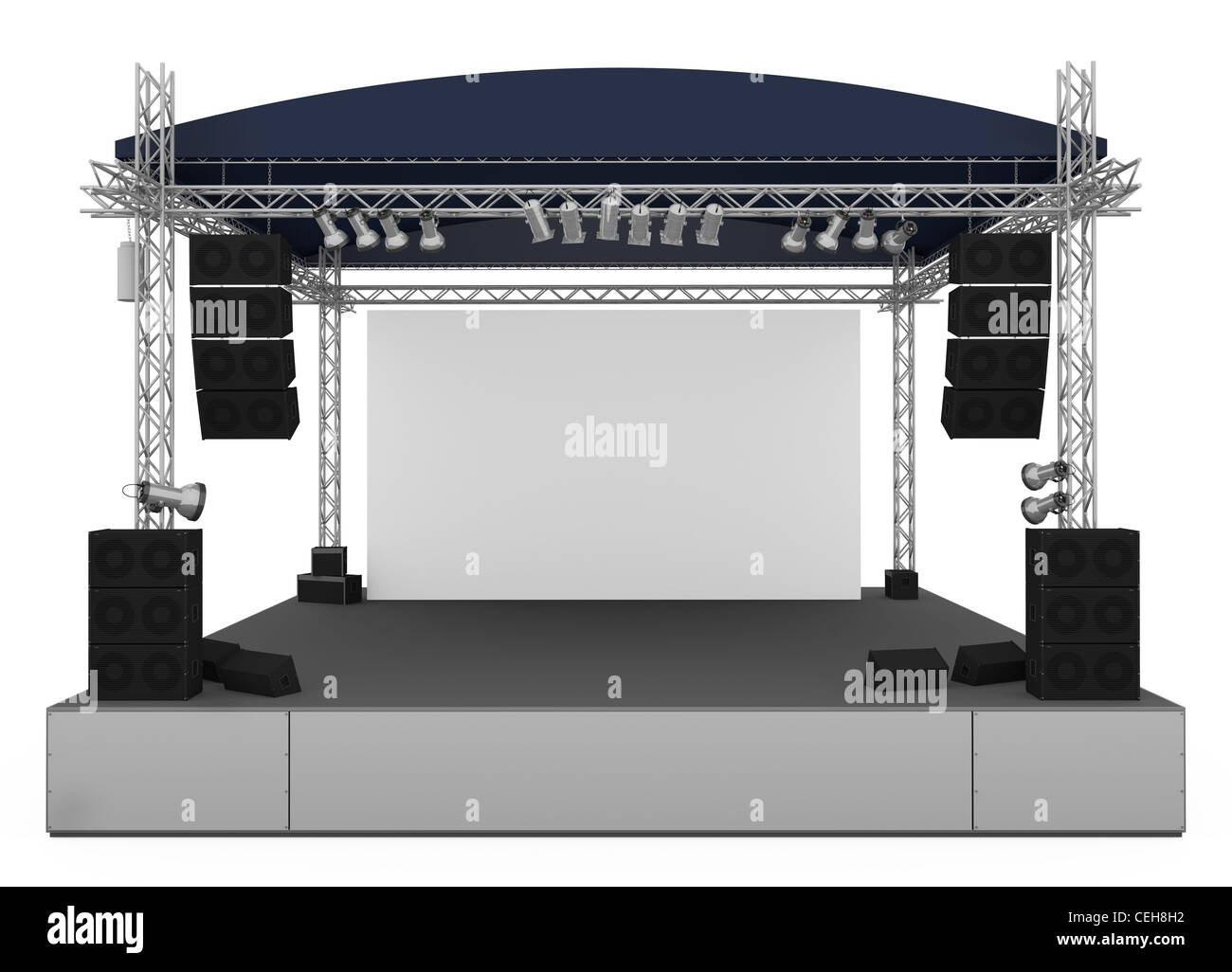 Outdoor stage Cut Out Stock Images & Pictures - Alamy