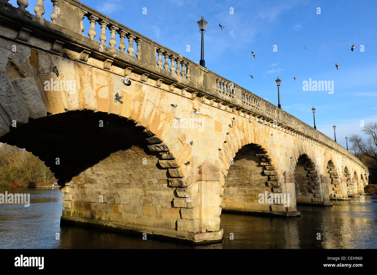 Maidenhead Bridge was built in 1777 from Portland Stone and carries the ...