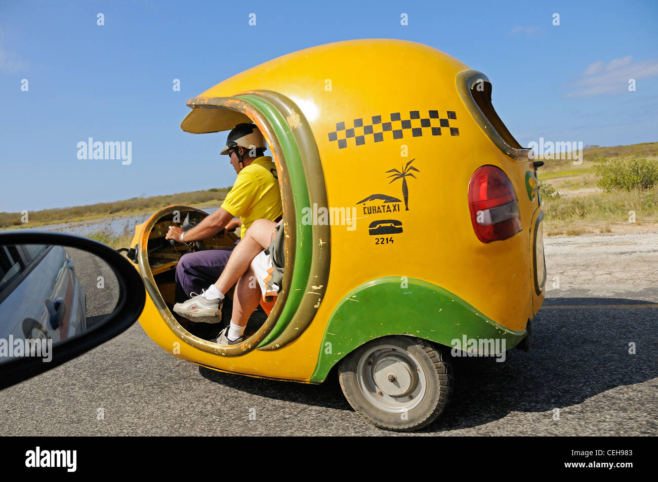 small cuban taxi in trinidad, Cuba, Caribbean Stock Photo - Alamy