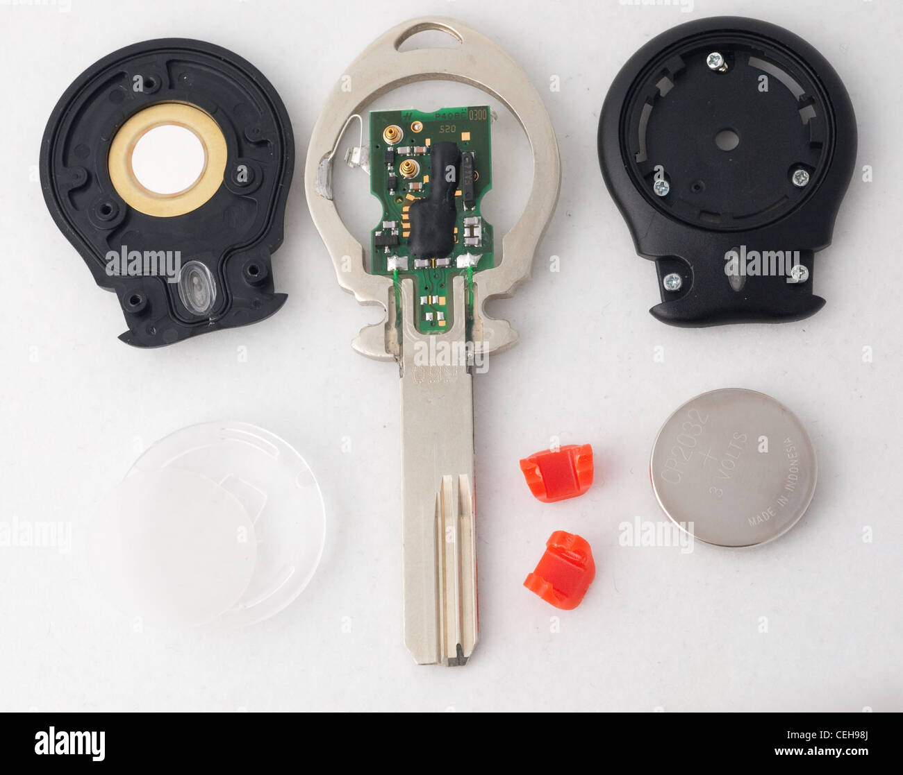 Mul-T-Lock Cliq lock in various stages of disassembly Stock Photo - Alamy