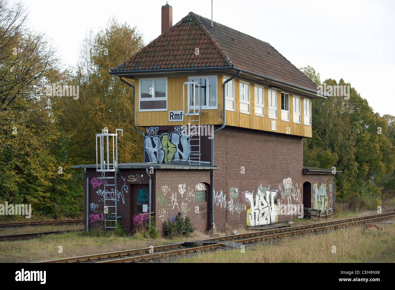 Railway signal germany hi-res stock photography and images - Alamy