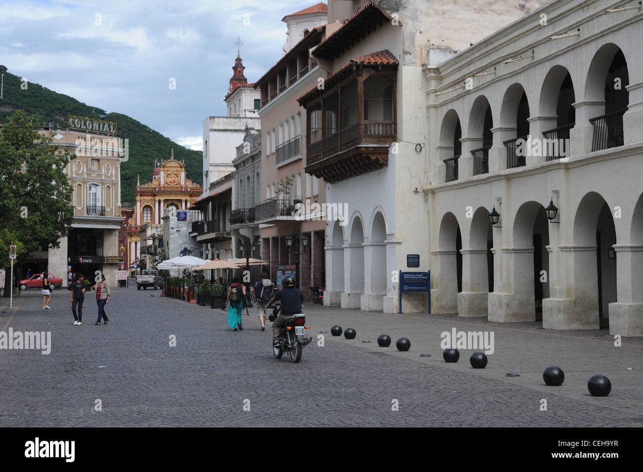 The colonial town of Salta on argentina andes Stock Photo - Alamy
