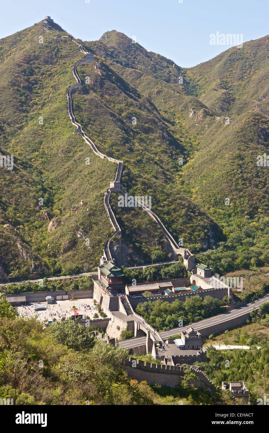 Great Wall of China, Badaling section near Beijing Stock Photo - Alamy