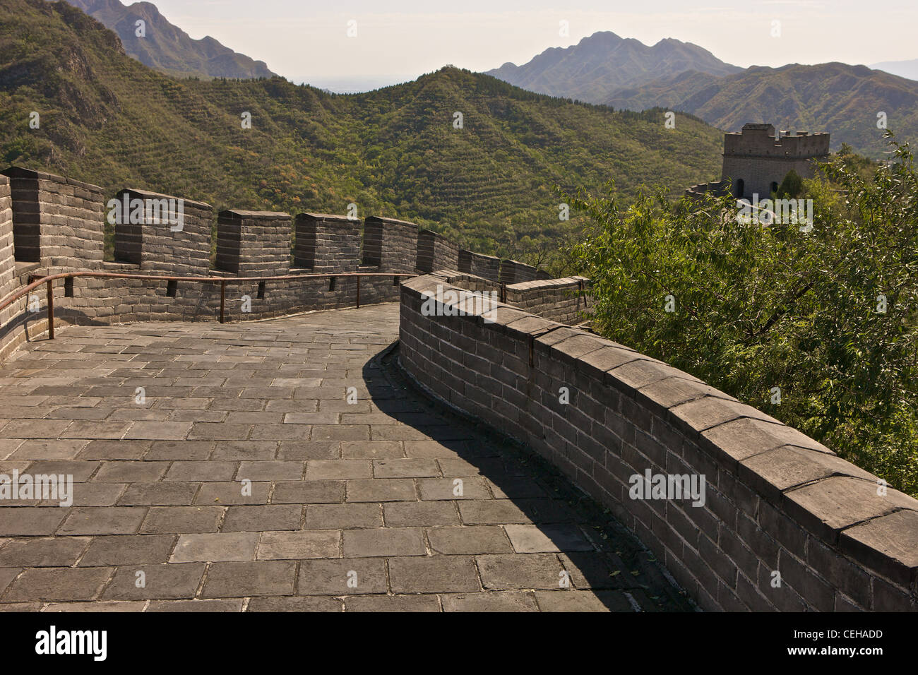 Great Wall of China, Badaling section near Beijing Stock Photo - Alamy