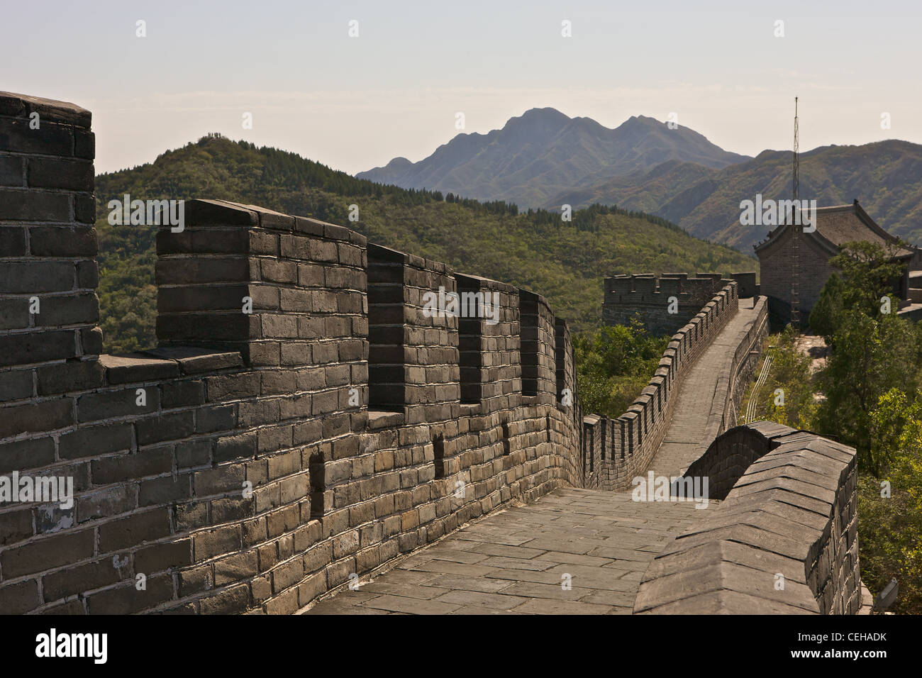Great Wall of China, Badaling section near Beijing Stock Photo - Alamy