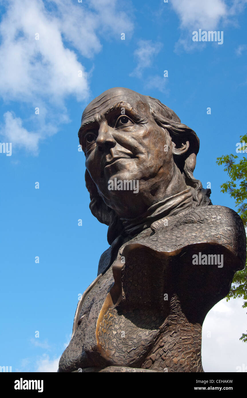 Pennsylvania, Philadelphia. Statue of Benjamin Franklin Stock Photo - Alamy