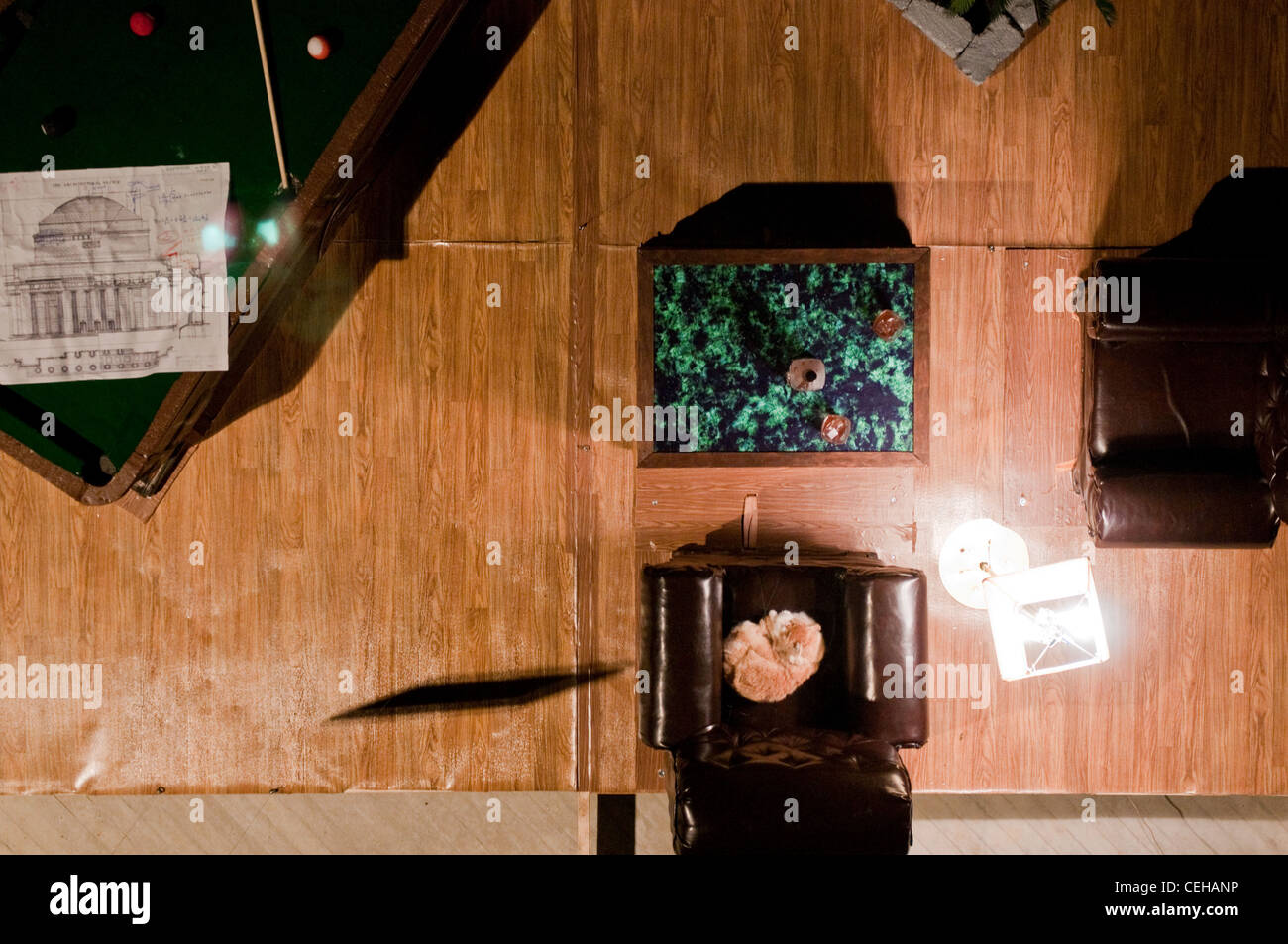 For Campus Preview Weekend 2010, hackers installed a high-class lounge ...