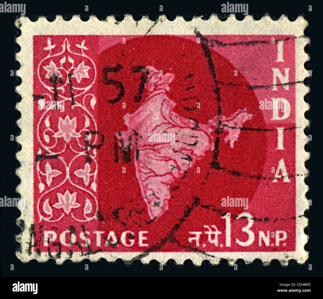 Map india postage stamp india hi-res stock photography and images - Alamy