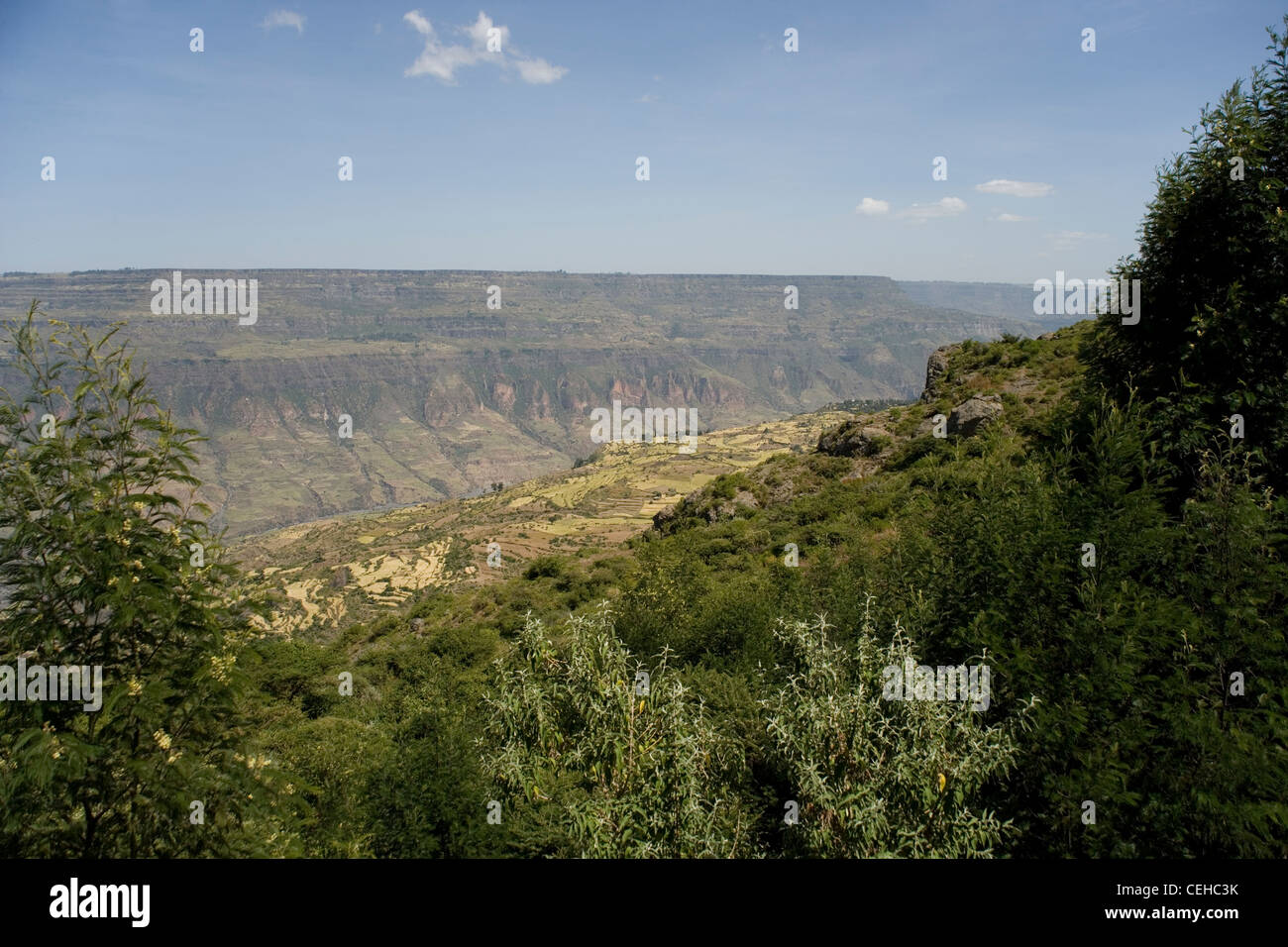 African Rift Valley near Debre Libanos in Ethiopia Stock Photo - Alamy