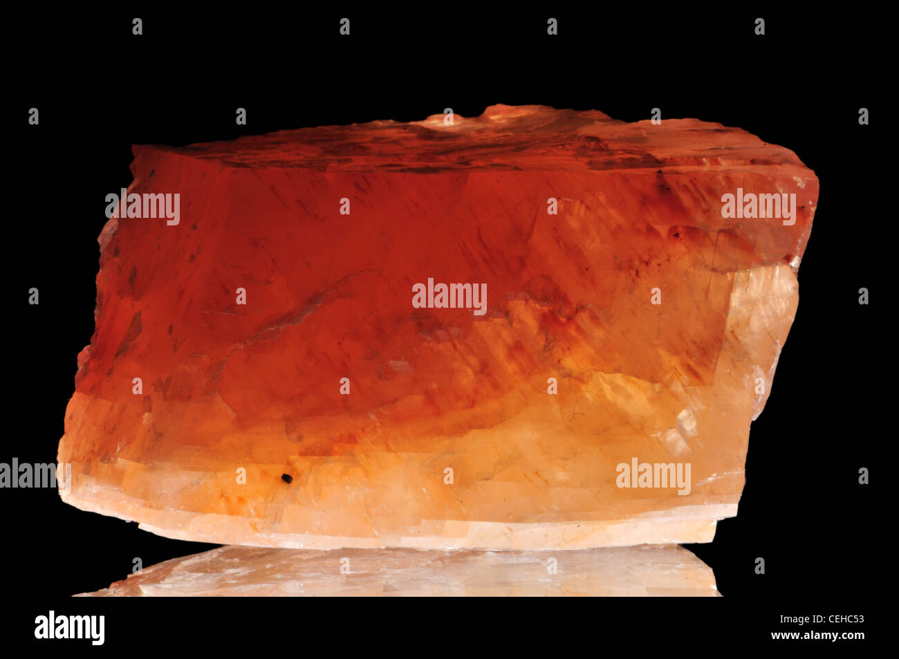 Red Calcite Florida From Tampa