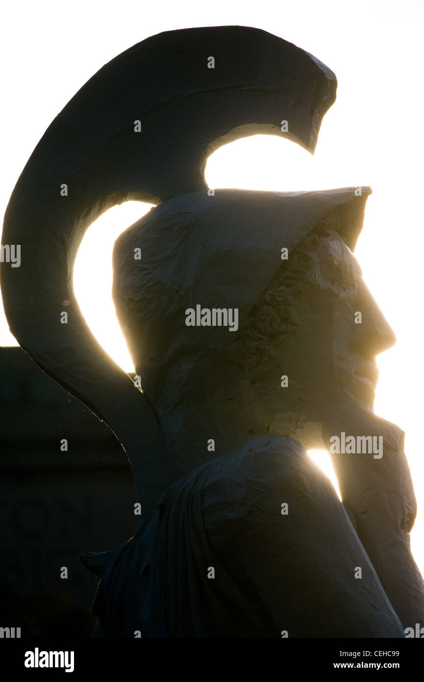 Hackers placed a giant statue of the Greek goddess Athena in MIT's ...