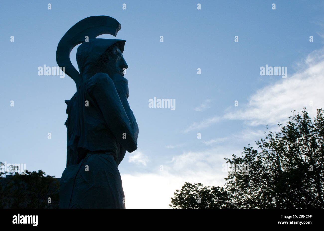 Hackers placed a giant statue of the Greek goddess Athena in MIT's ...