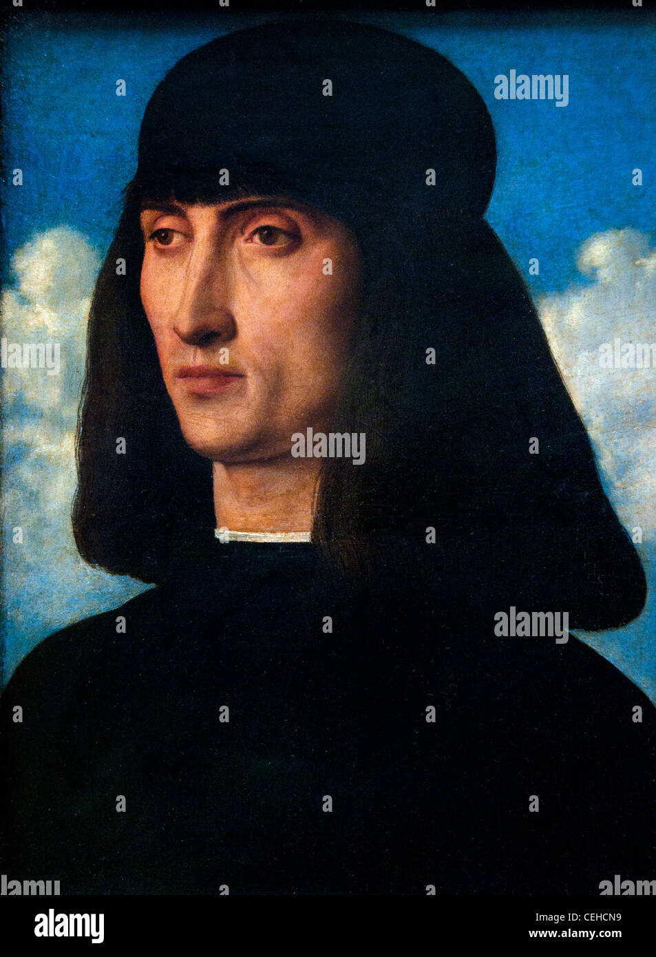 Venice Italy portrait of a man 1490 by Giovanni Bellini Italian 1459 ...