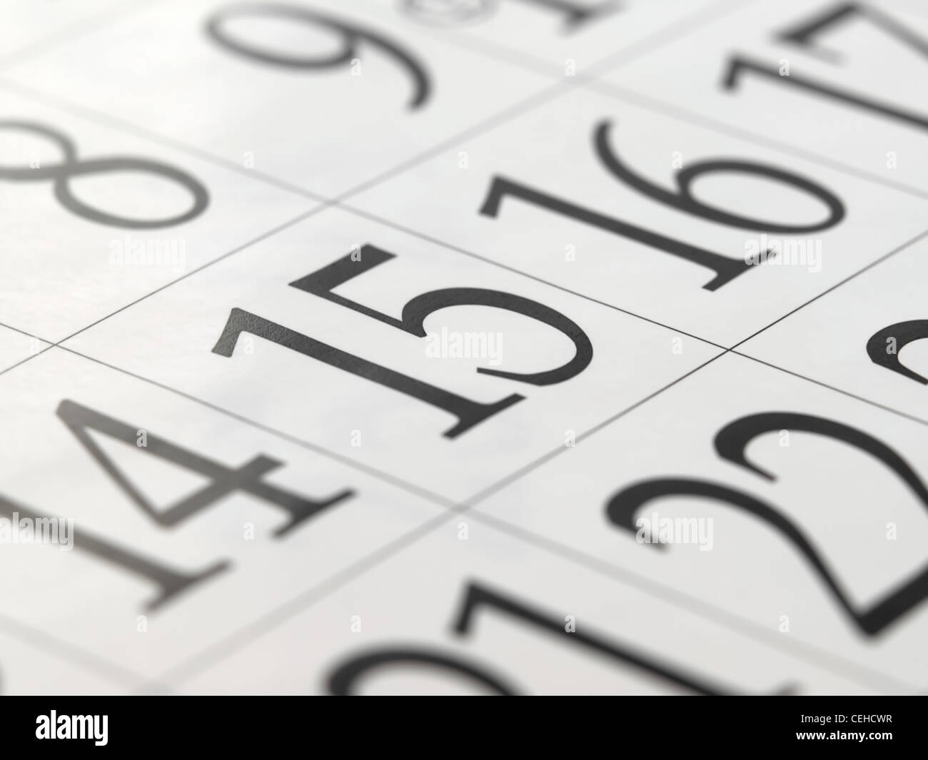 Calendar numbers closeup, for planning,time,office themes Stock Photo ...