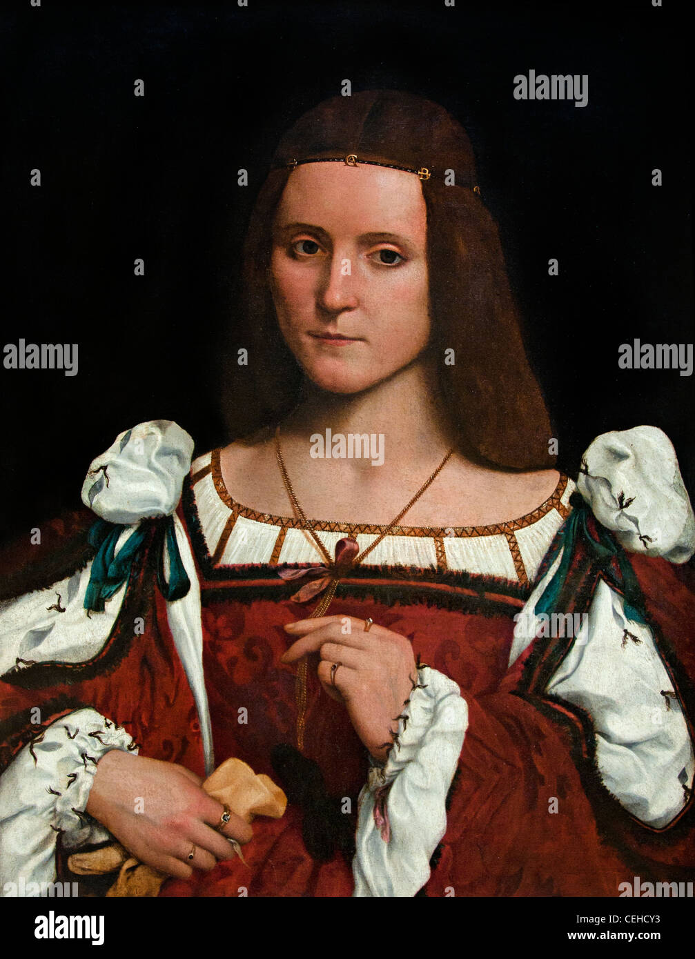Isabelle d'Este by Giovanni Francesco CAROTO 1480 1555 Italy Italian ...