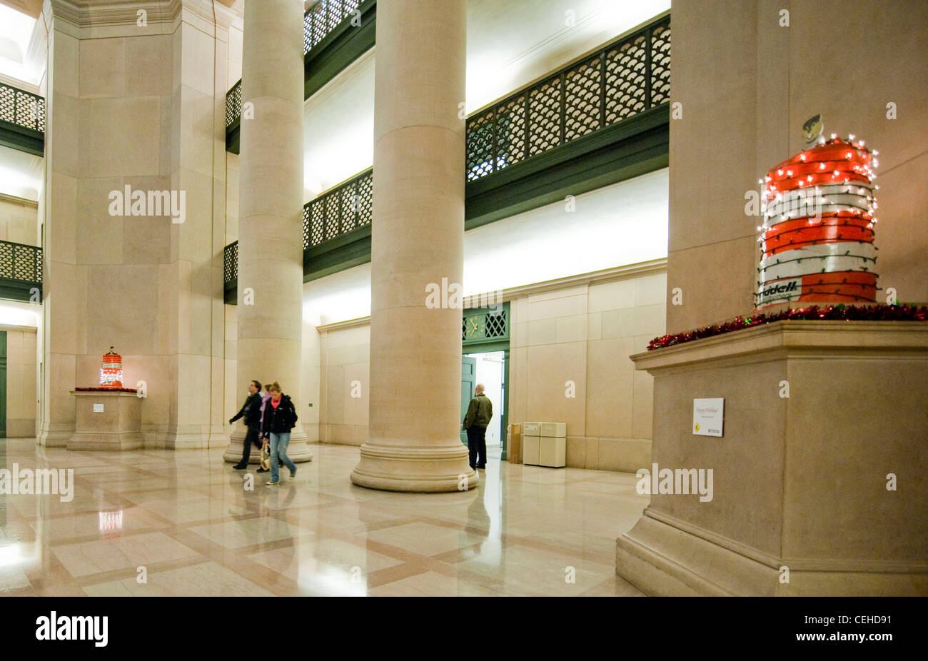 To celebrate the coming holidays, MIT facilities installed two ...