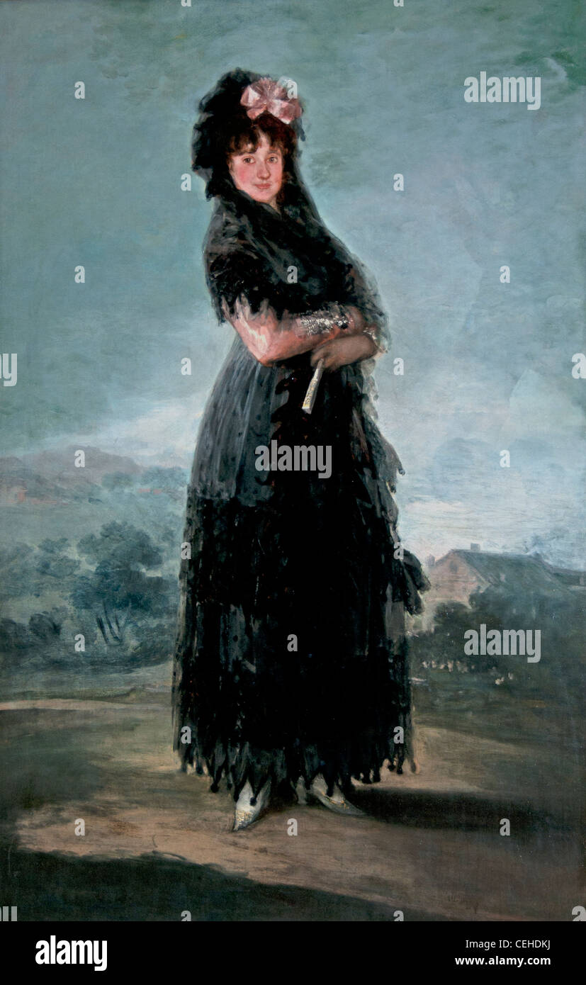 Mariana Waldstein by Francisco Goya y Lucientes Spain Spanish 1810 ...