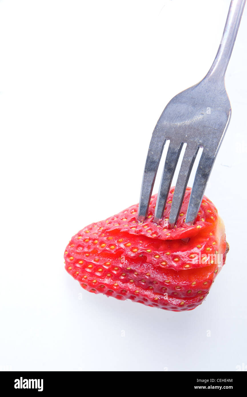 Fork and fruit hi-res stock photography and images - Alamy
