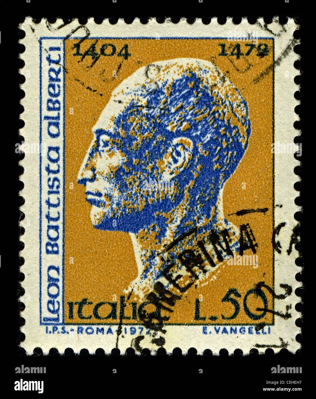 Leon alberti stamp hi-res stock photography and images - Alamy