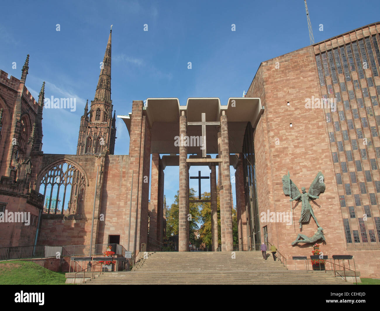 St Michael Cathedral church, Coventry, England, UK Stock Photo - Alamy