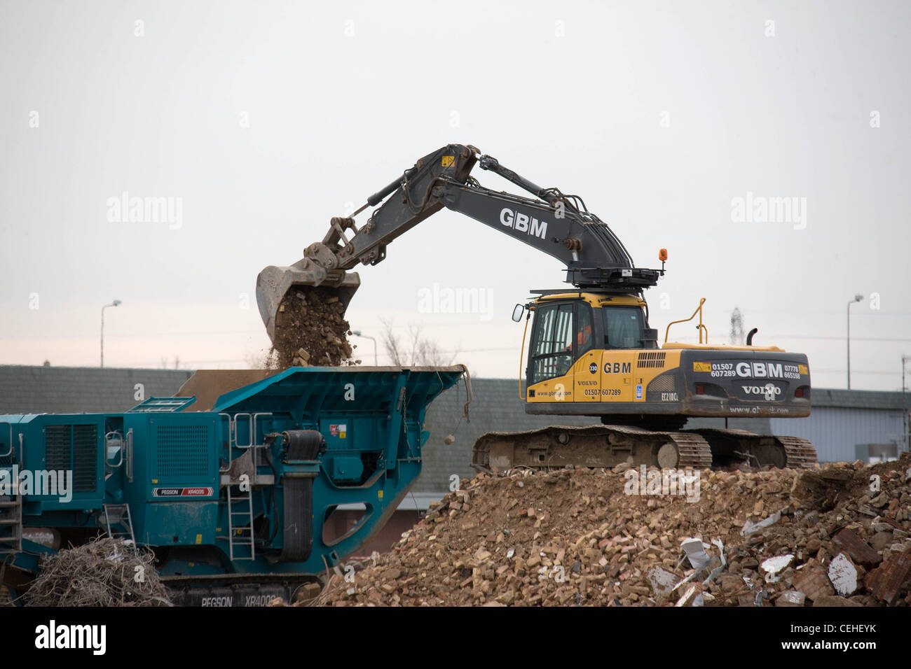 360 excavator hi-res stock photography and images - Alamy