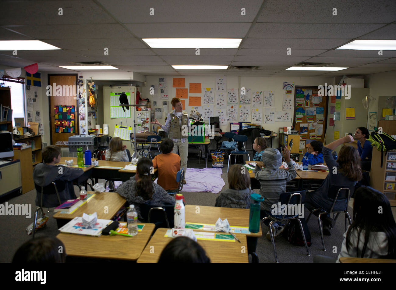 Third grade classroom hi-res stock photography and images - Alamy