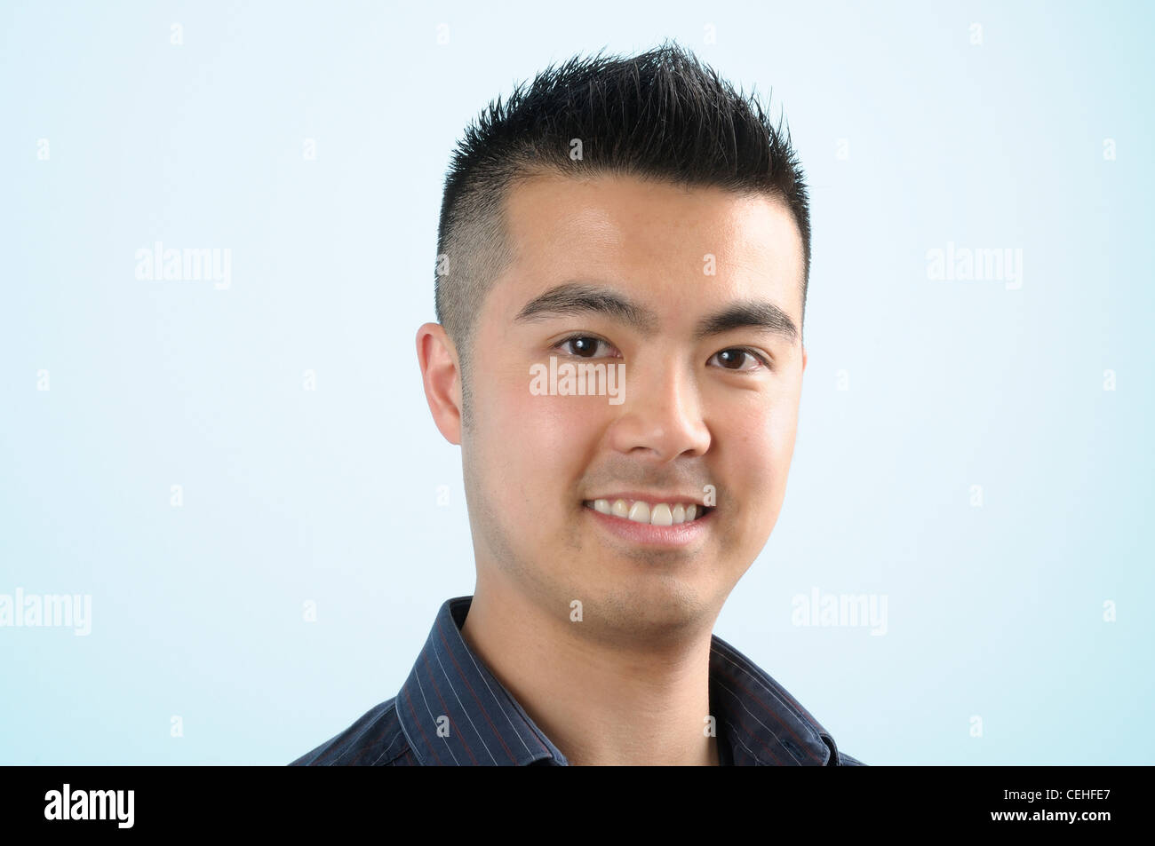 Head shot of a young Asian man Stock Photo - Alamy