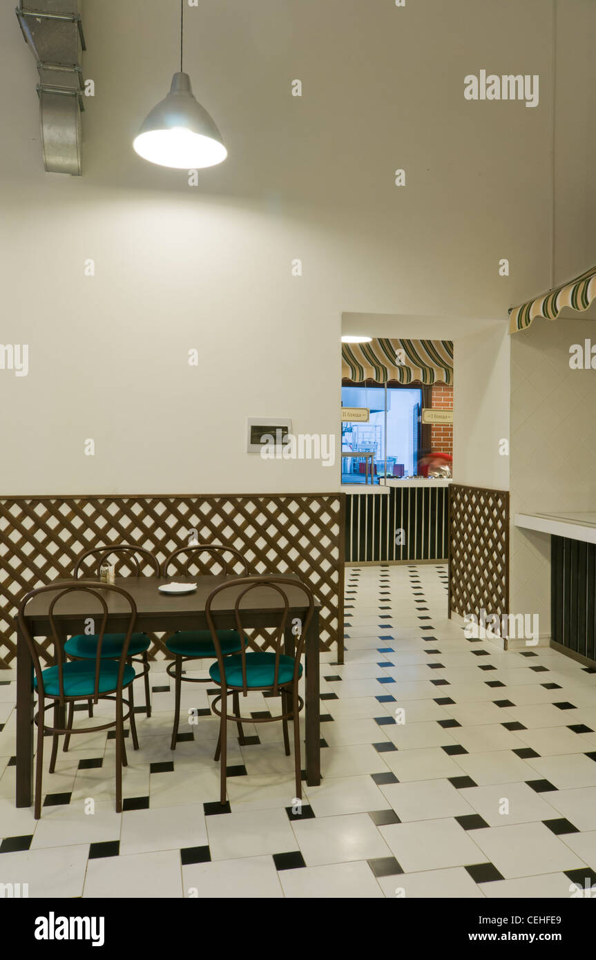 Modern diner restaurant hi-res stock photography and images - Alamy