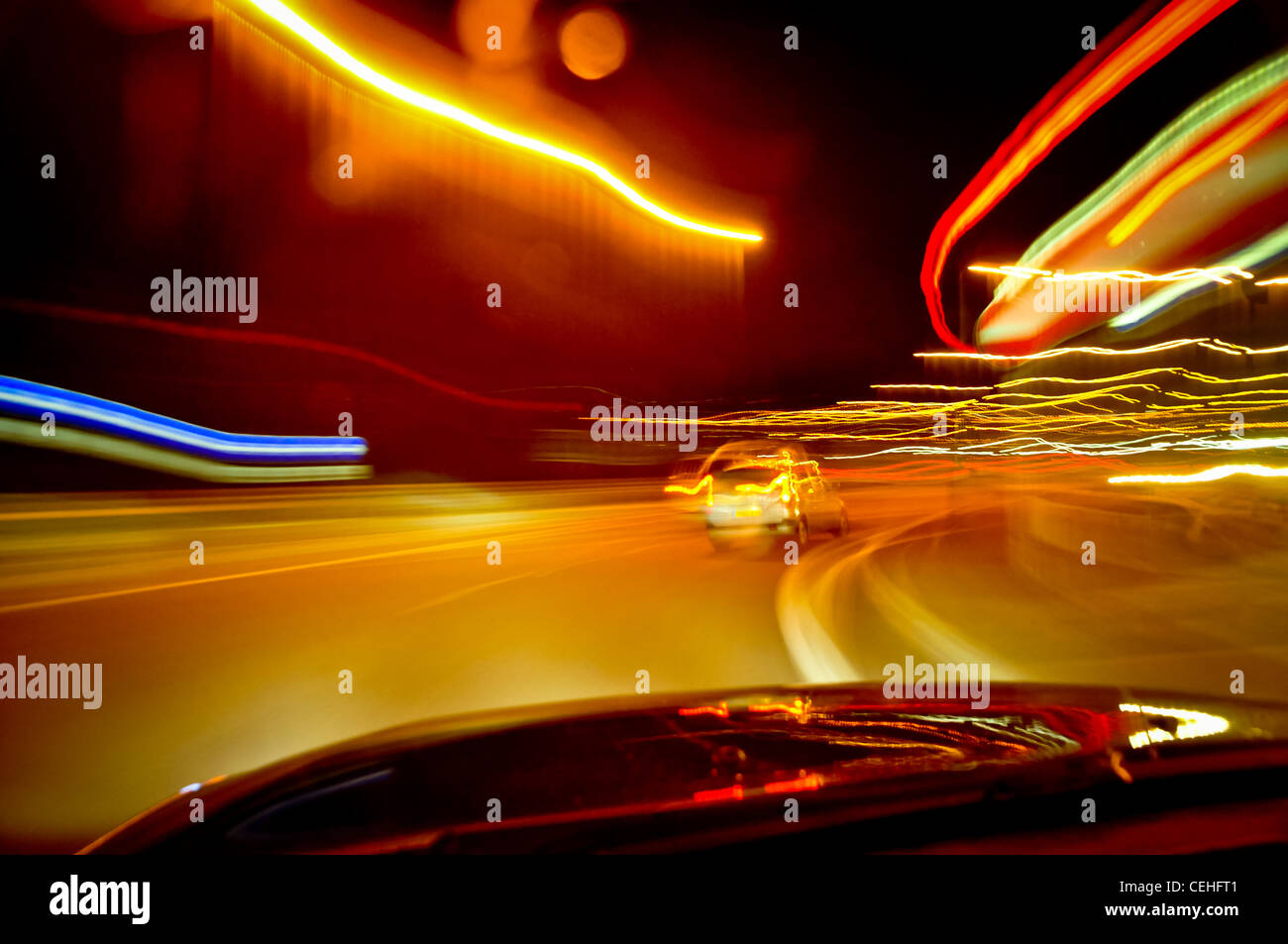 Driving through the night hi-res stock photography and images - Alamy