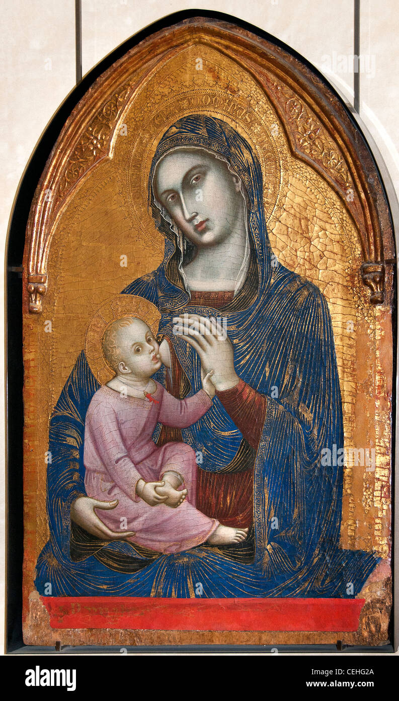 Barnaba da Modena Virgin and Child Mary Christ Italy 1370 painting ...