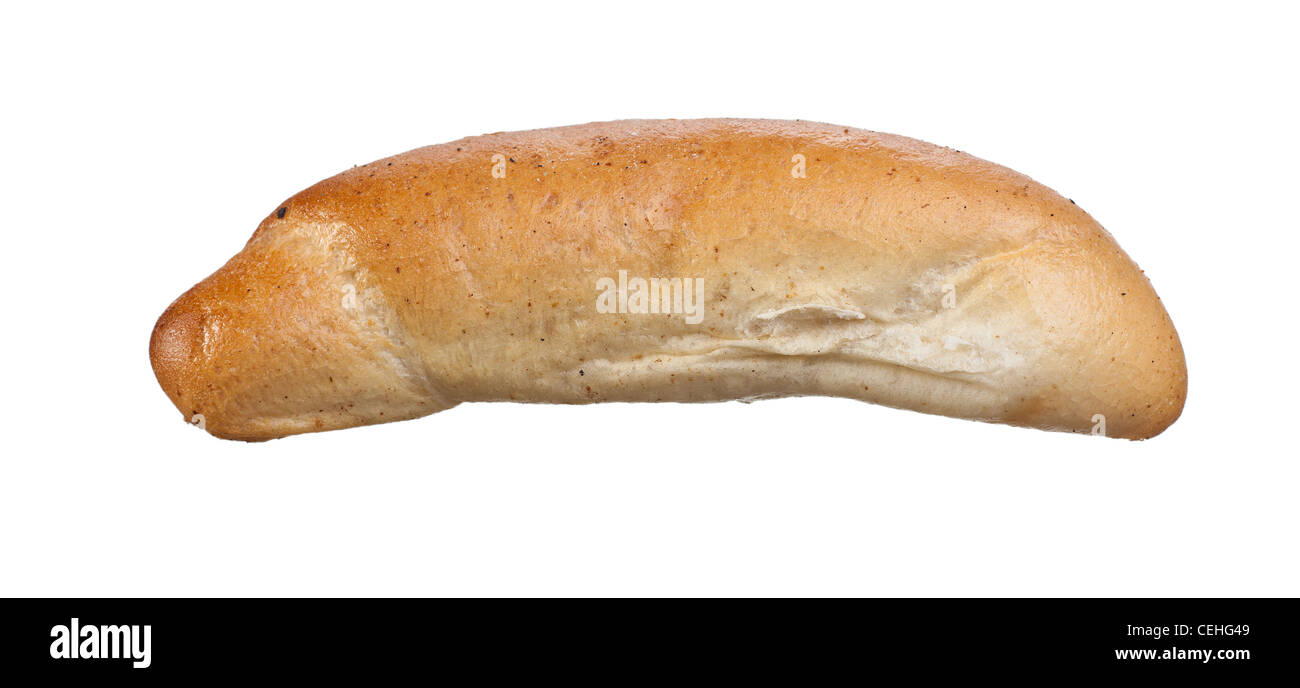 simple roll isolated on white Stock Photo - Alamy