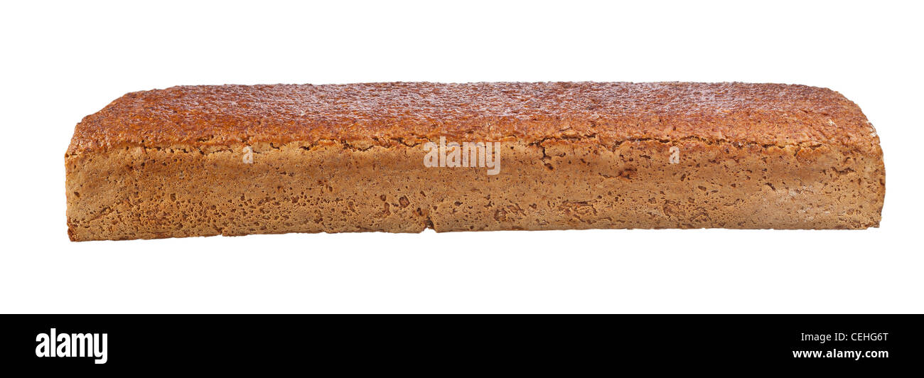 whole wheat bread isolated on white background Stock Photo - Alamy