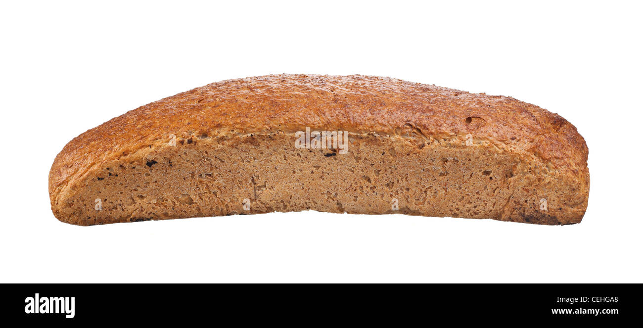 simple bread isolated on white Stock Photo - Alamy