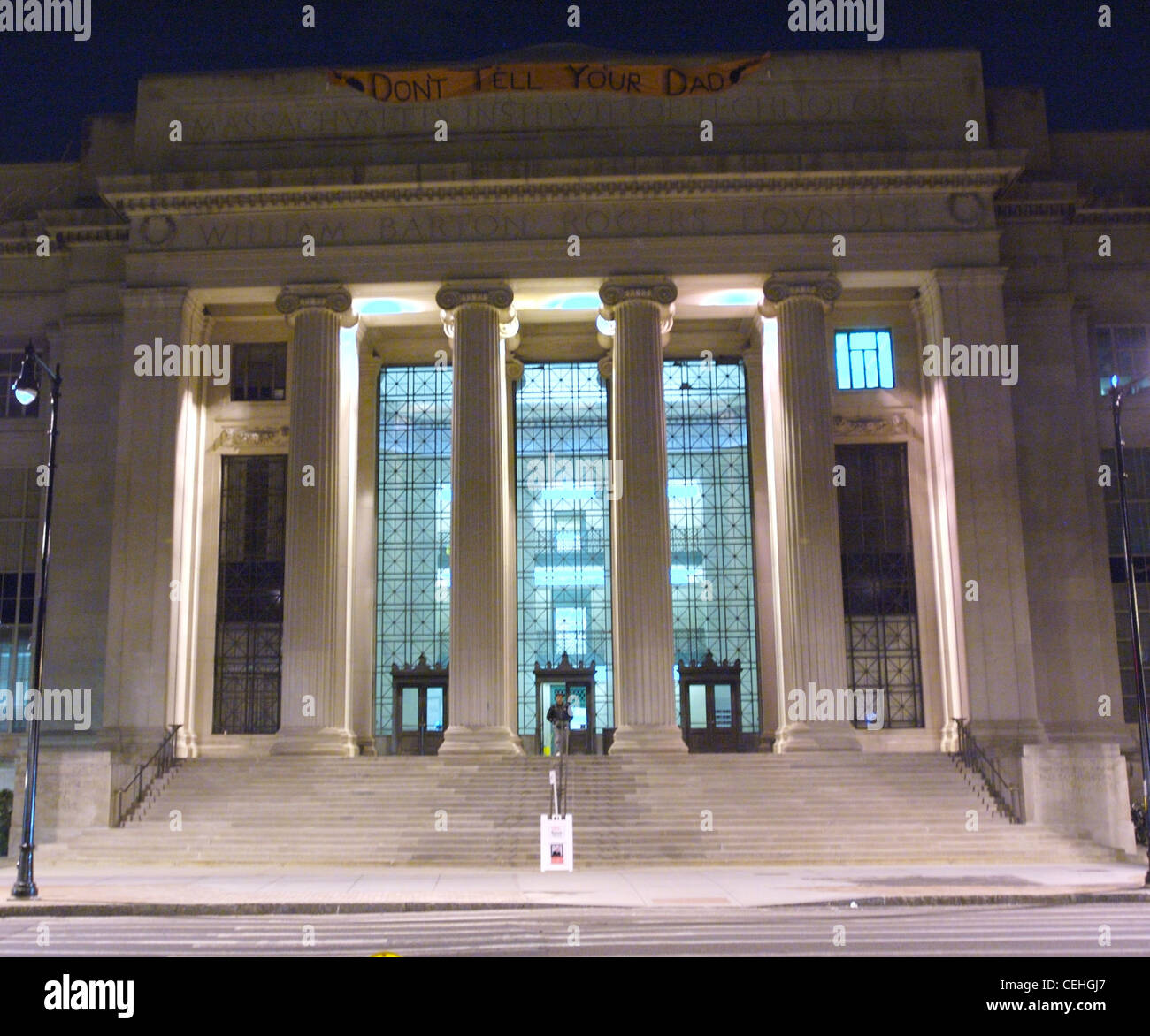 DTYD Don't Tell Your Dad Banner Hack at MIT, 2006 Stock Photo - Alamy