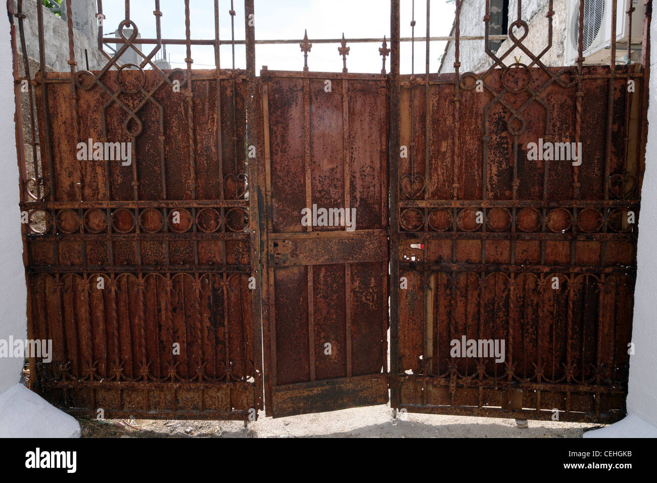 Old rusty door Stock Photo - Alamy