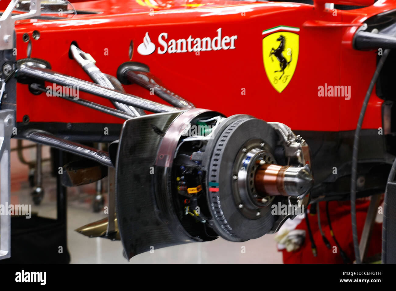 Ferrari, f1, pit lane, Silverstone, grand prix Stock Photo - Alamy