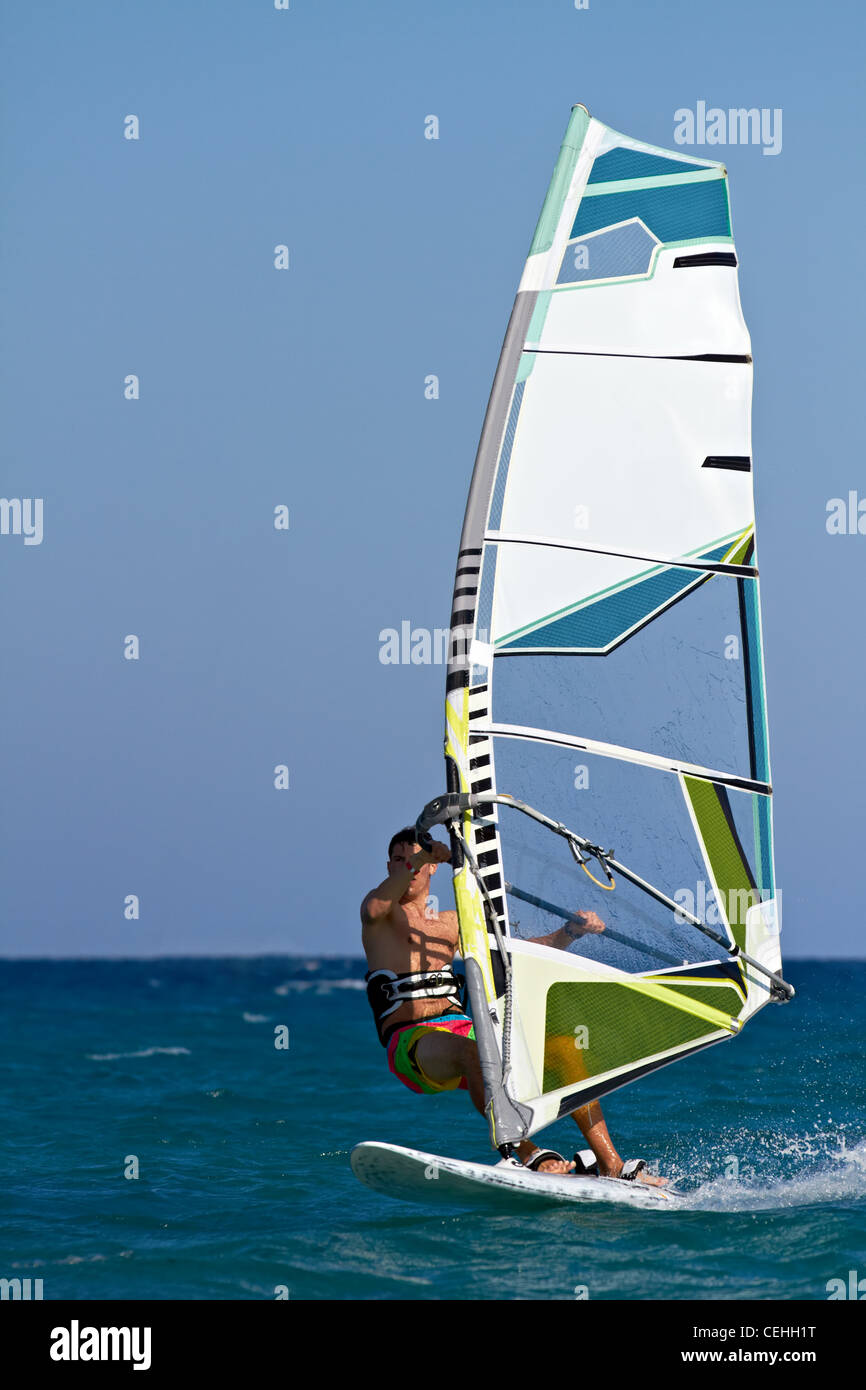 Wind surfer at speed hi-res stock photography and images - Alamy