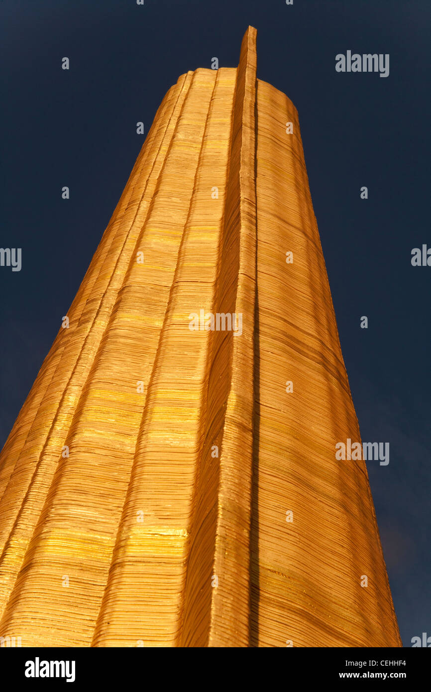 Golden Tower Art work Pooley Hall country park, Polesworth ...