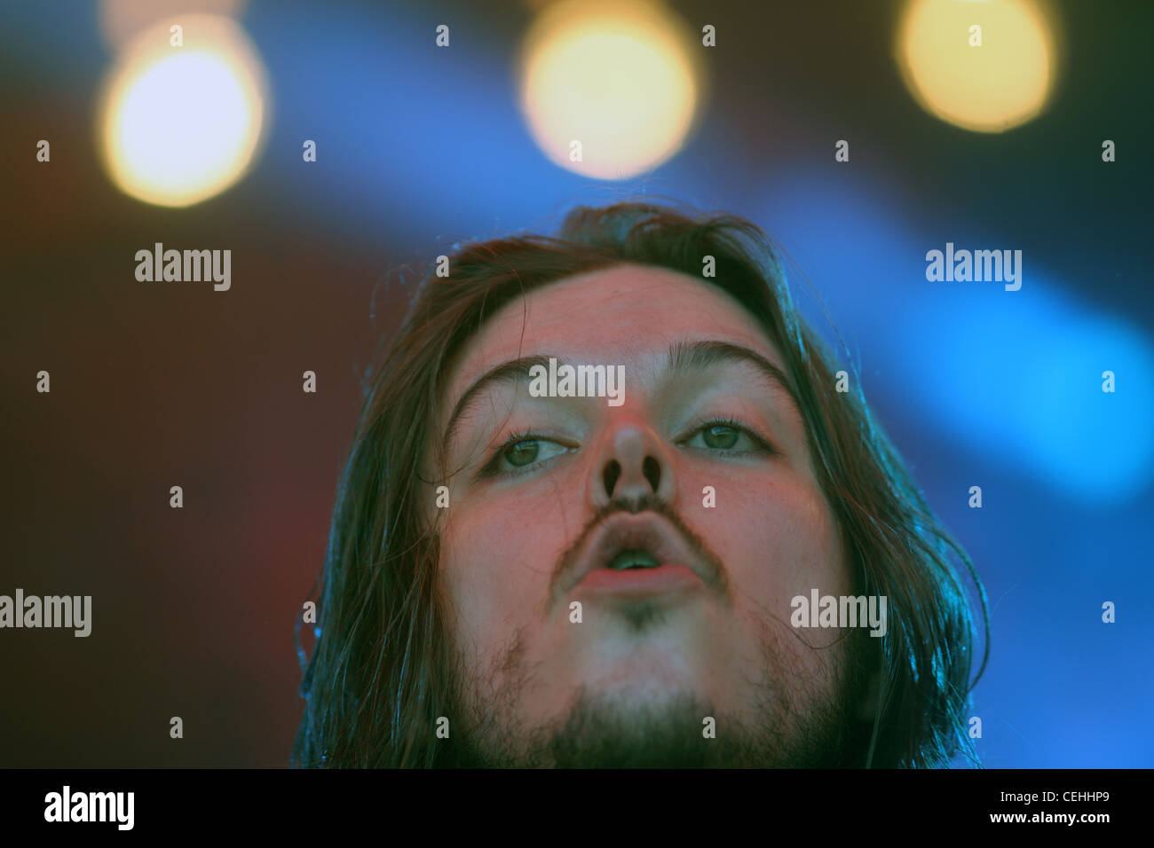 Danny Dolan - Drums and gong - The Virgin Marys at the Splendour ...