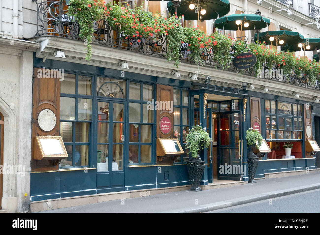 Cafe Procope Paris Stock Photos & Cafe Procope Paris Stock Images - Alamy