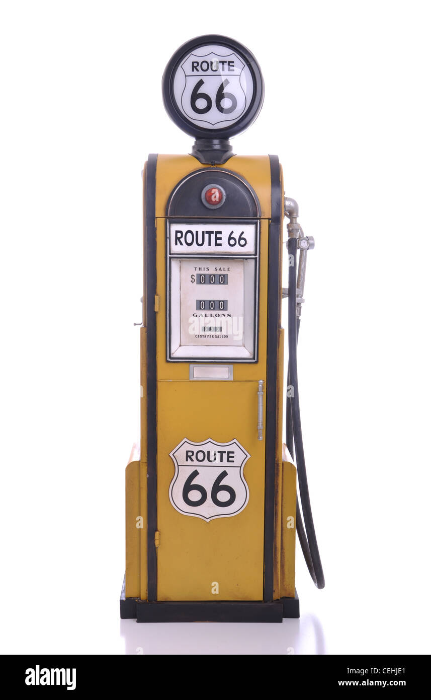 Antique fuel pump Stock Photo - Alamy