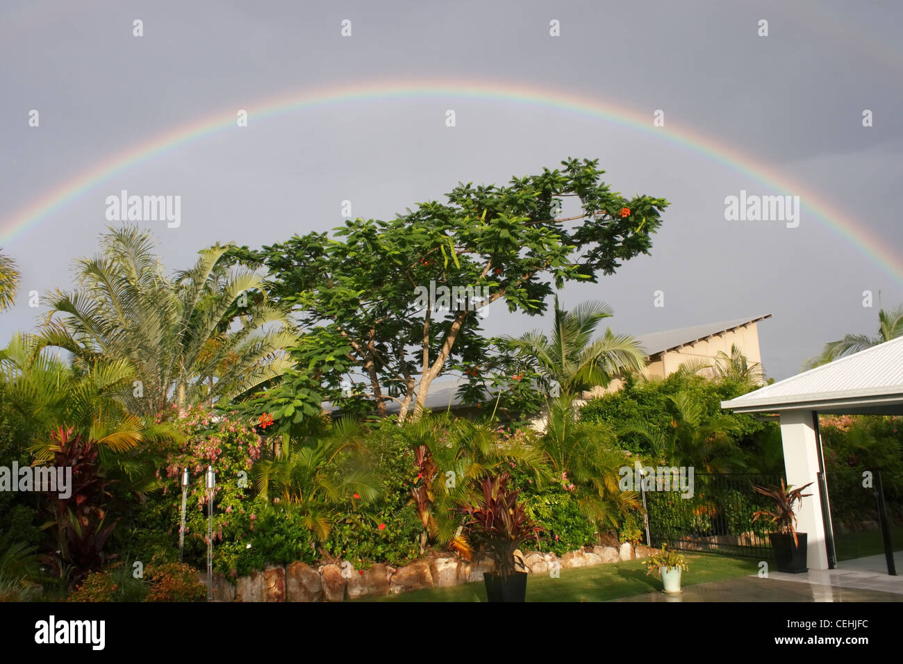 Storm rainbow hi-res stock photography and images - Alamy