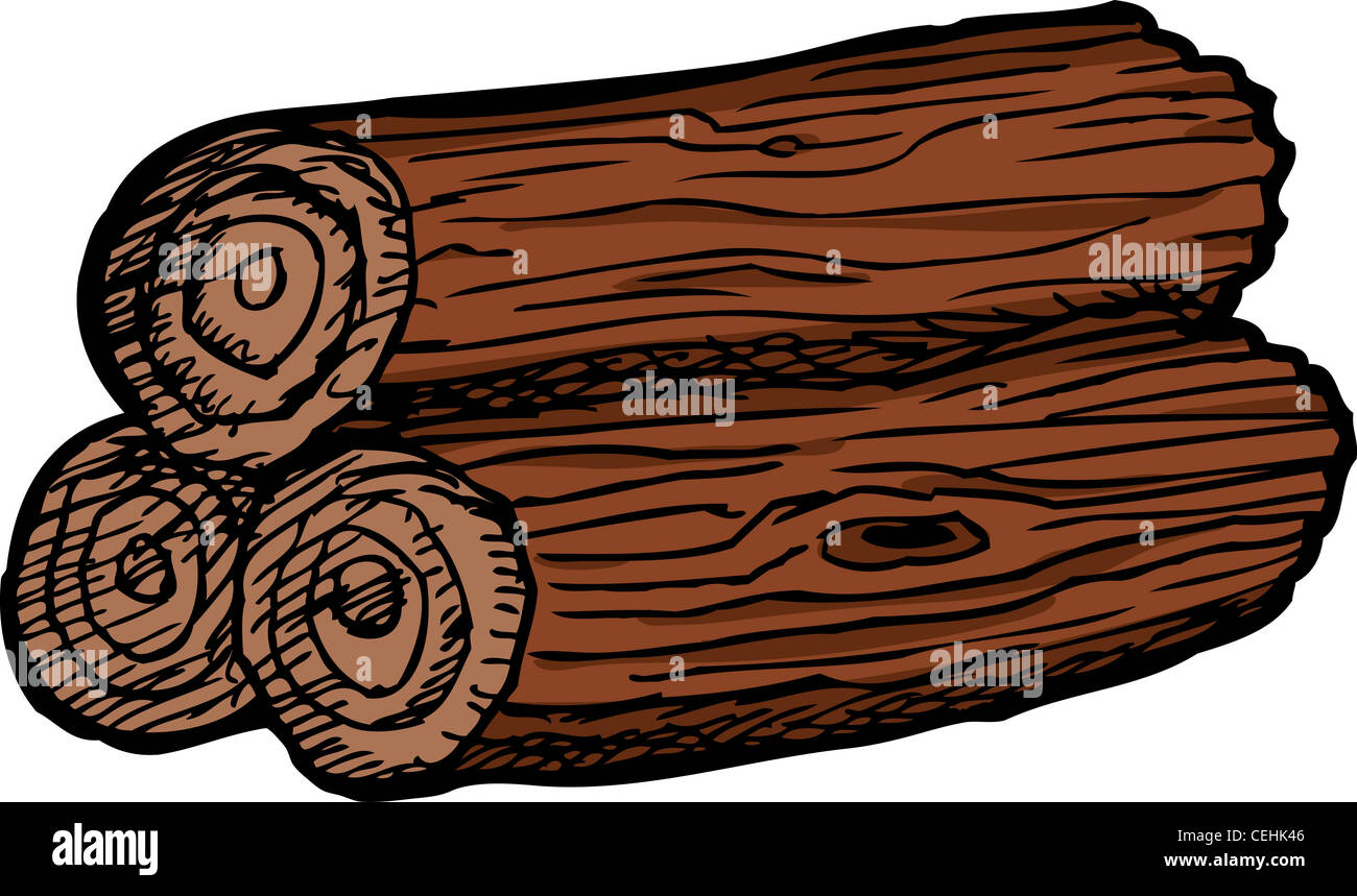 Three sawn logs hi-res stock photography and images - Alamy