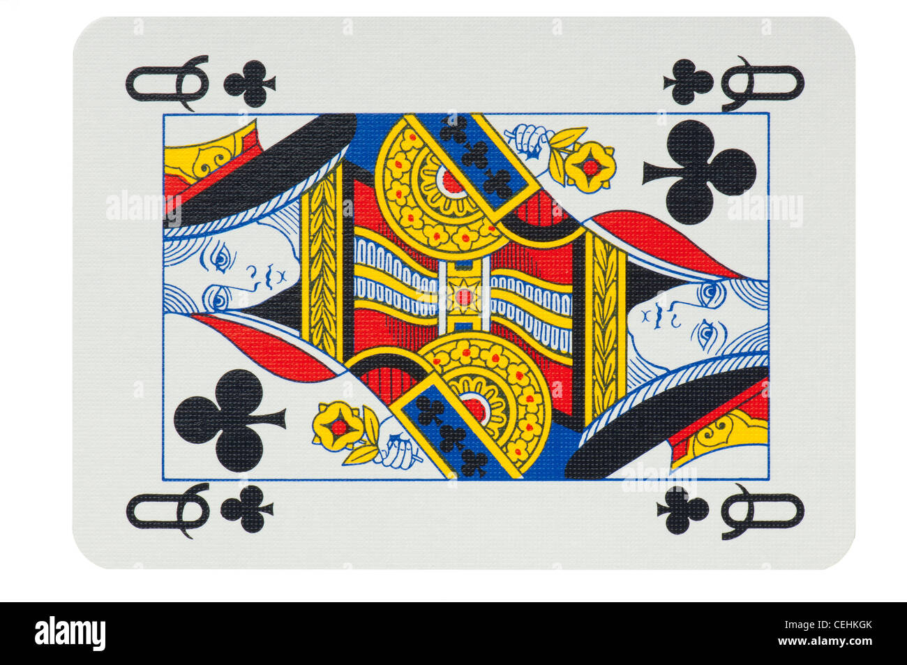 playing cards poker cut outs white background Stock Photo - Alamy