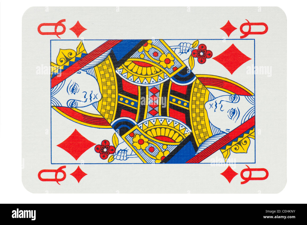 playing cards poker cut outs white background Stock Photo - Alamy