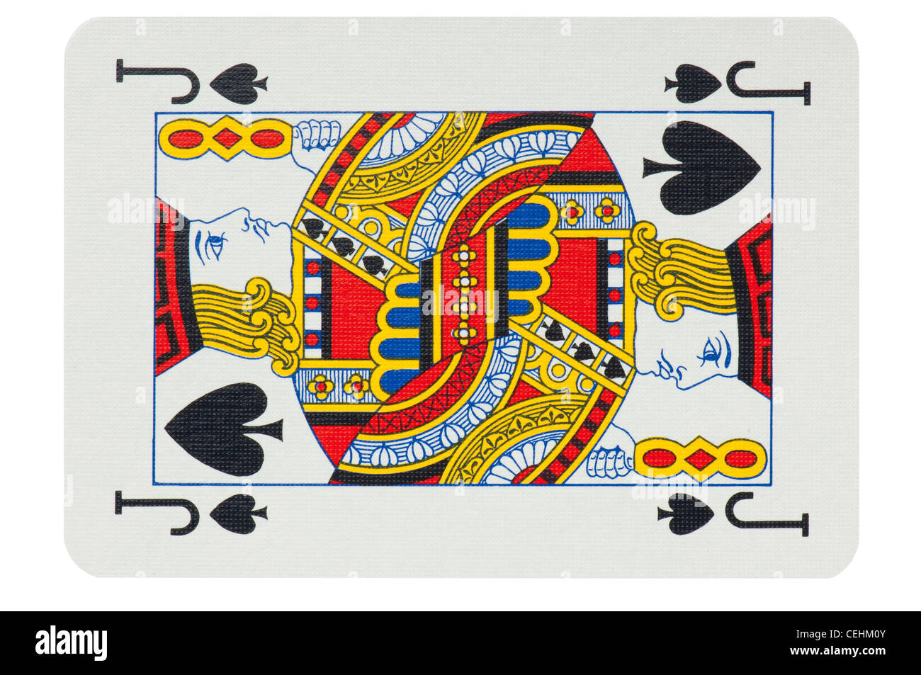 playing cards poker cut outs white background Stock Photo - Alamy