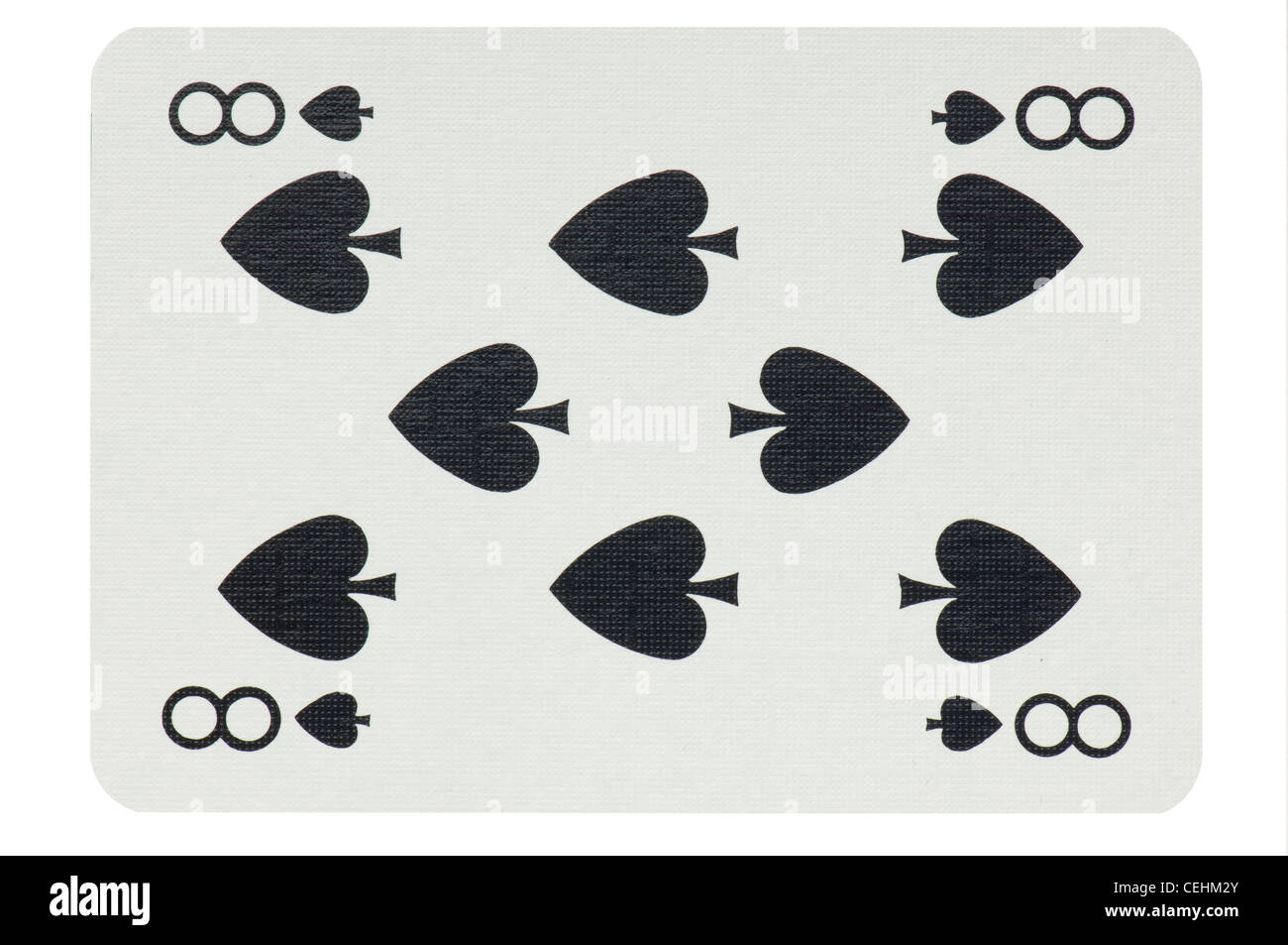 playing cards poker cut outs white background Stock Photo - Alamy