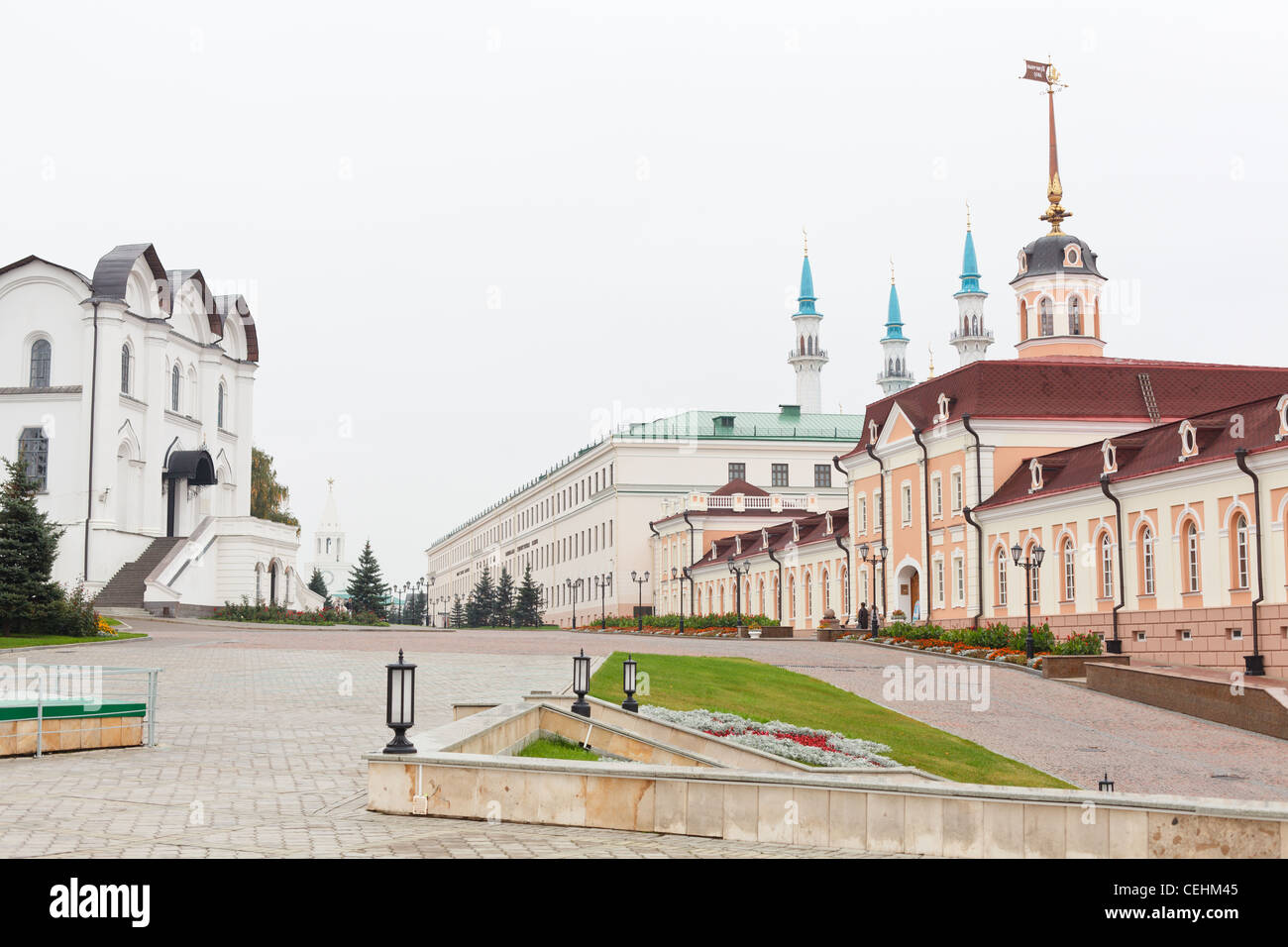 The main building of the Artillery yard in Kazan Kremlin in Kazan ...