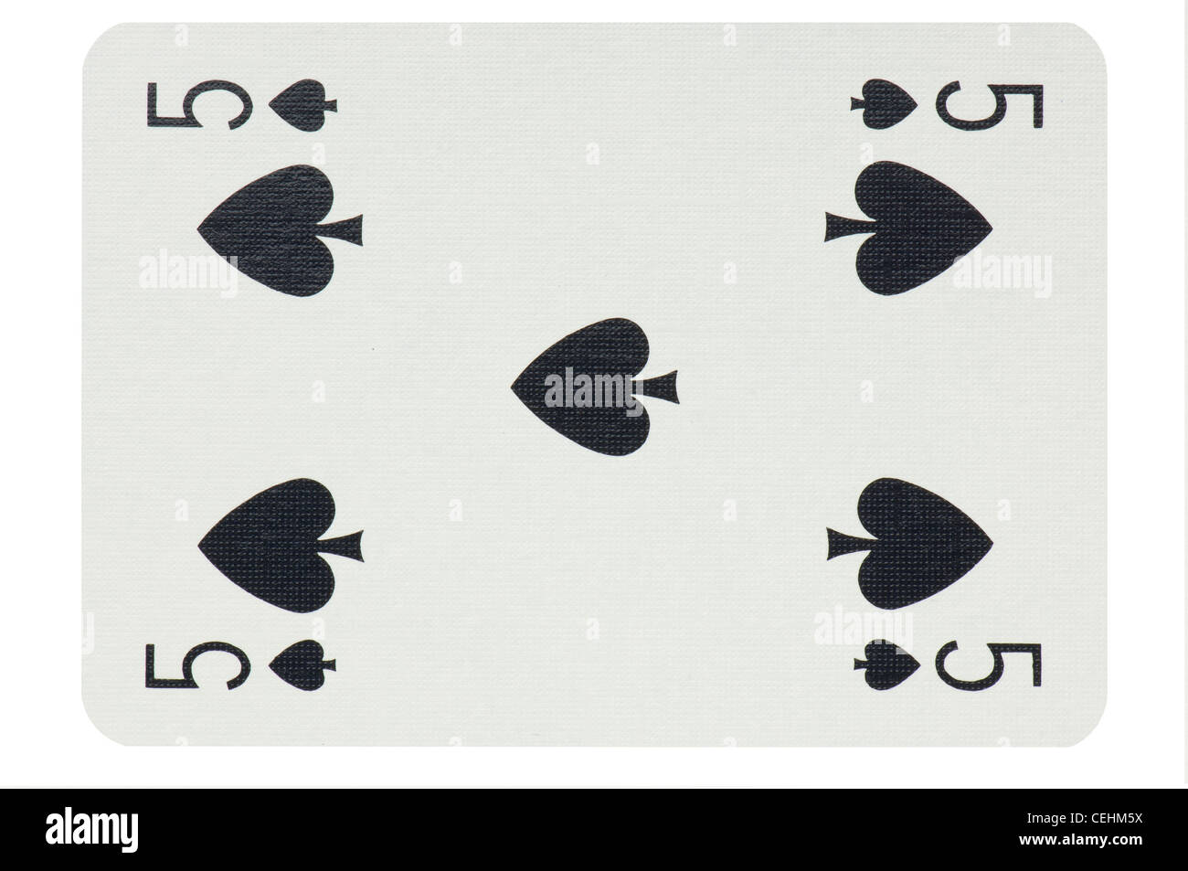 playing cards poker cut outs white background Stock Photo - Alamy