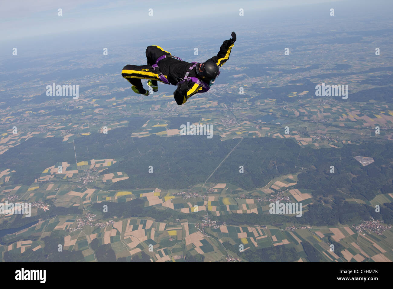 Freefall with back fly in the sky hi-res stock photography and images ...